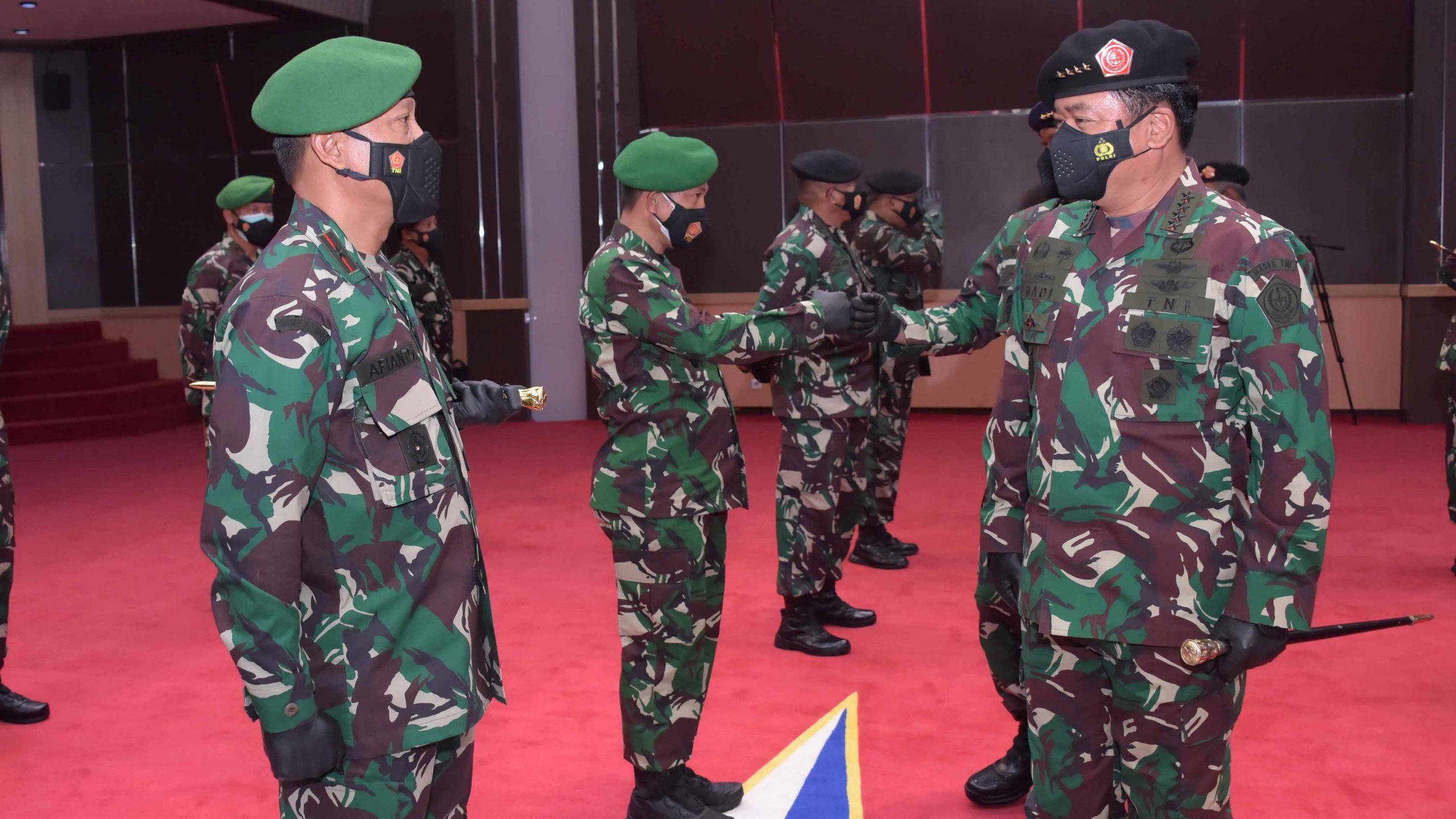 Laporan Korps Kenaikan Pangkat Brigjen TNI Afianto Danrem 072/Pmk ...